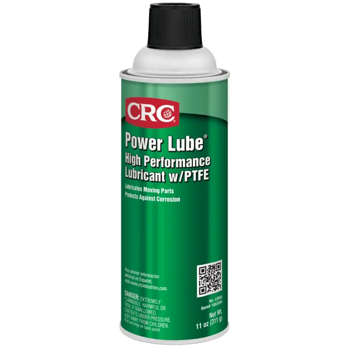 CRC Power Lube Industrial High Performance Lubricant with PTFE | 11 oz
