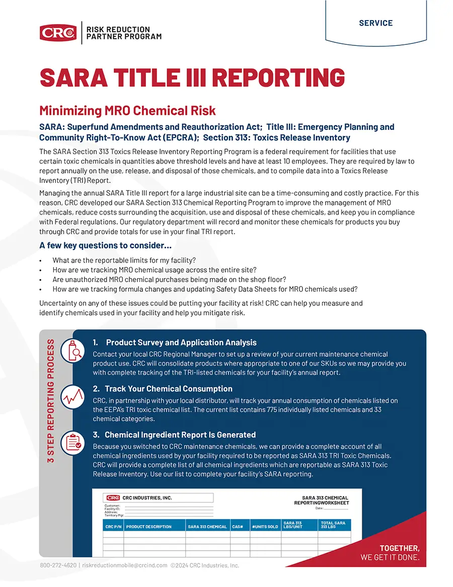 Risk Reduction Partnership | CRC Food Safety